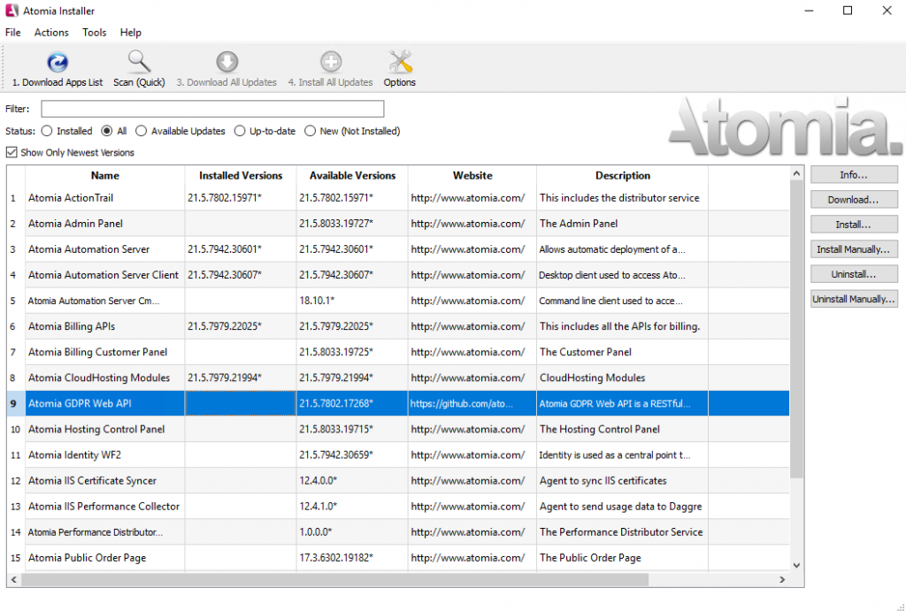Installation - Atomia Documentation